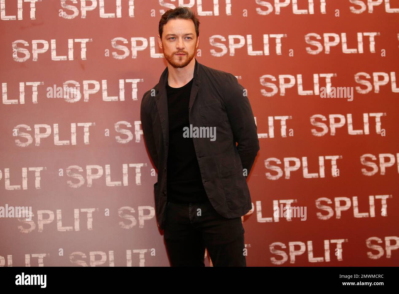 Actor James McAvoy poses during a photo call for the movie "Split" in ...