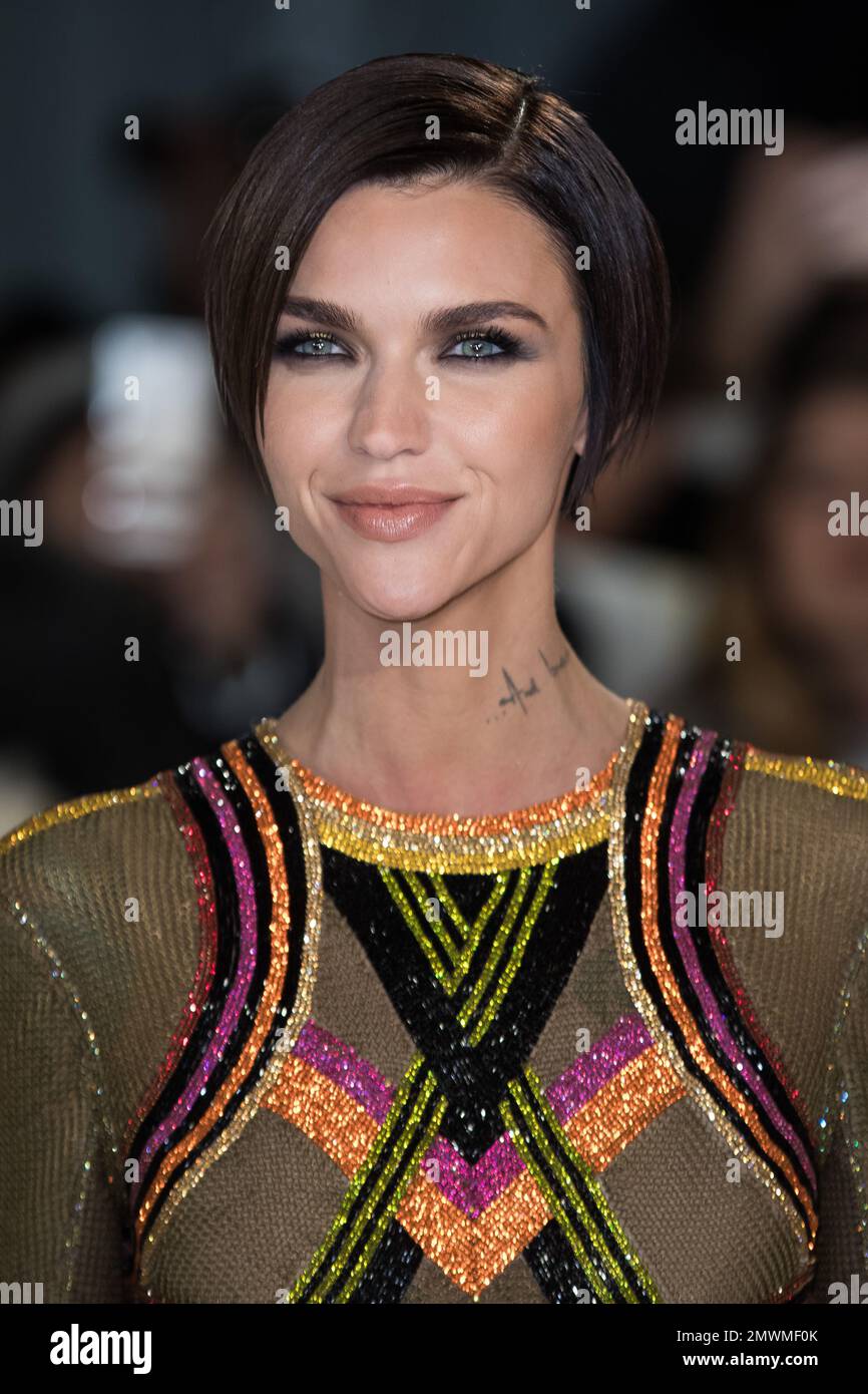 Model and actress Ruby Rose poses for photographers upon arrival at the ...