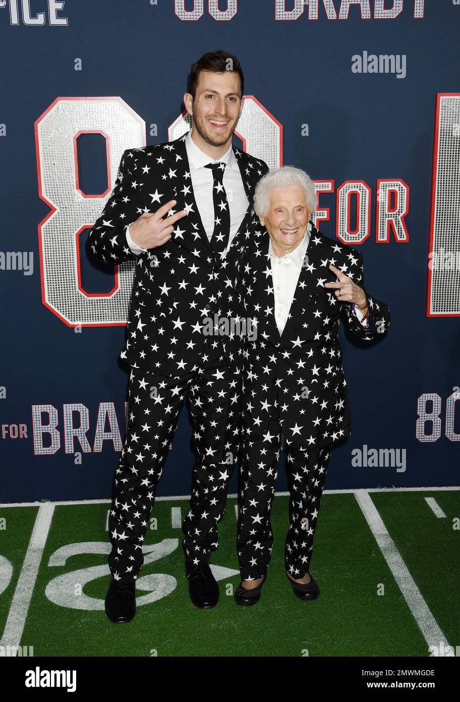 LOS ANGELES, CALIFORNIA - JANUARY 31: (L-R) Ross Smith and Gangster ...