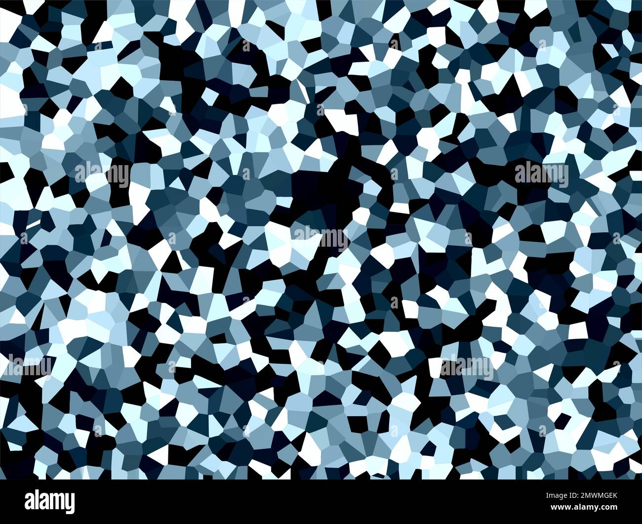 Cold blue abstract distortion background design. Modern broken pixel ...