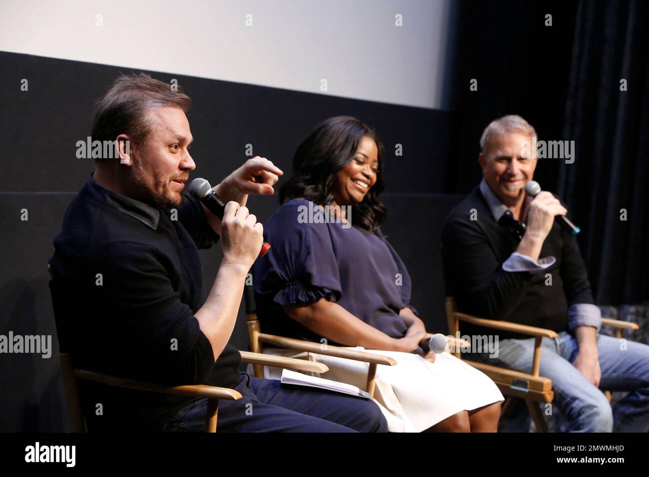 Writer/Director Theodore Melfi, Octavia Spencer and Kevin Costner speak ...