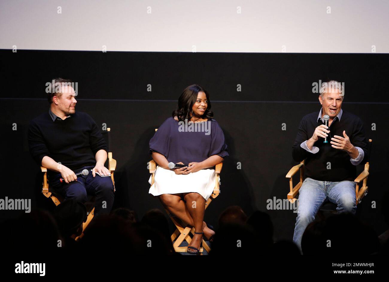 Writer/Director Theodore Melfi, Octavia Spencer and Kevin Costner speak ...
