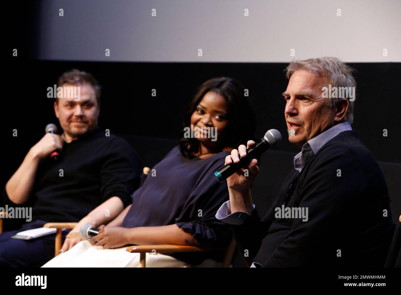 Writer/Director Theodore Melfi, Octavia Spencer and Kevin Costner speak ...