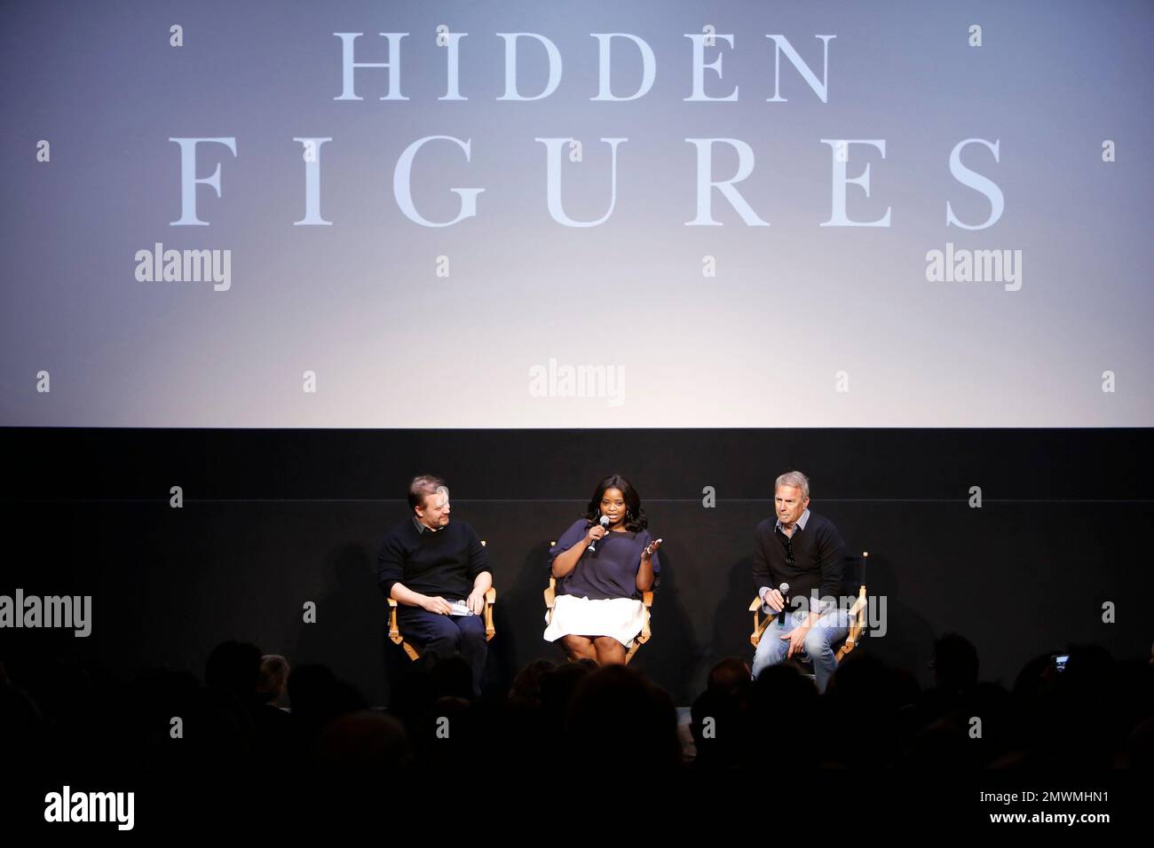 Writer/Director Theodore Melfi, Octavia Spencer and Kevin Costner speak ...