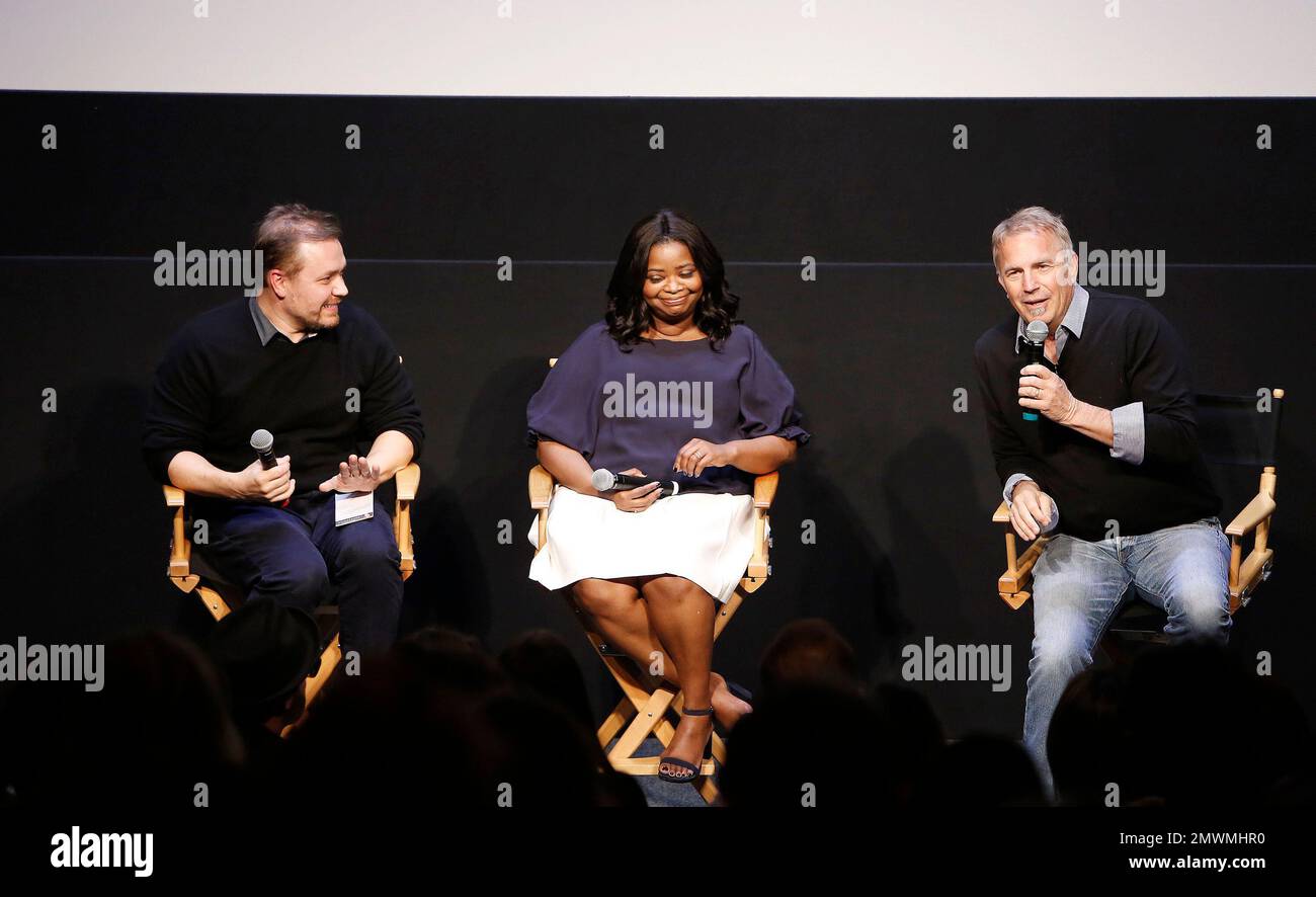 Writer/Director Theodore Melfi, Octavia Spencer and Kevin Costner speak ...