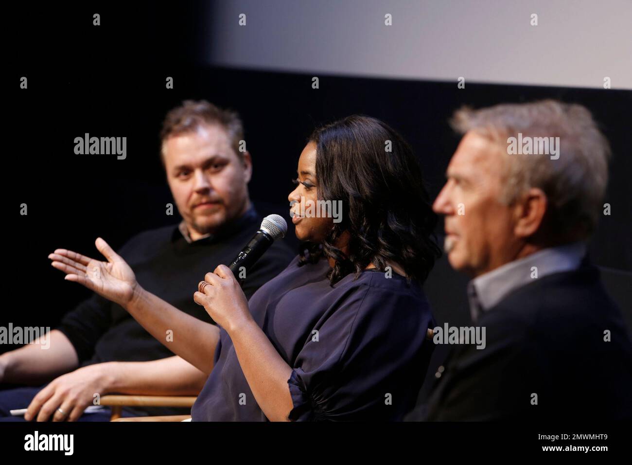 Writer/Director Theodore Melfi, Octavia Spencer and Kevin Costner speak ...