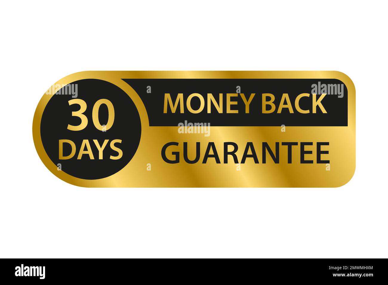 30 days money back guarantee icon vector for graphic design, logo, website, social media, mobile ...