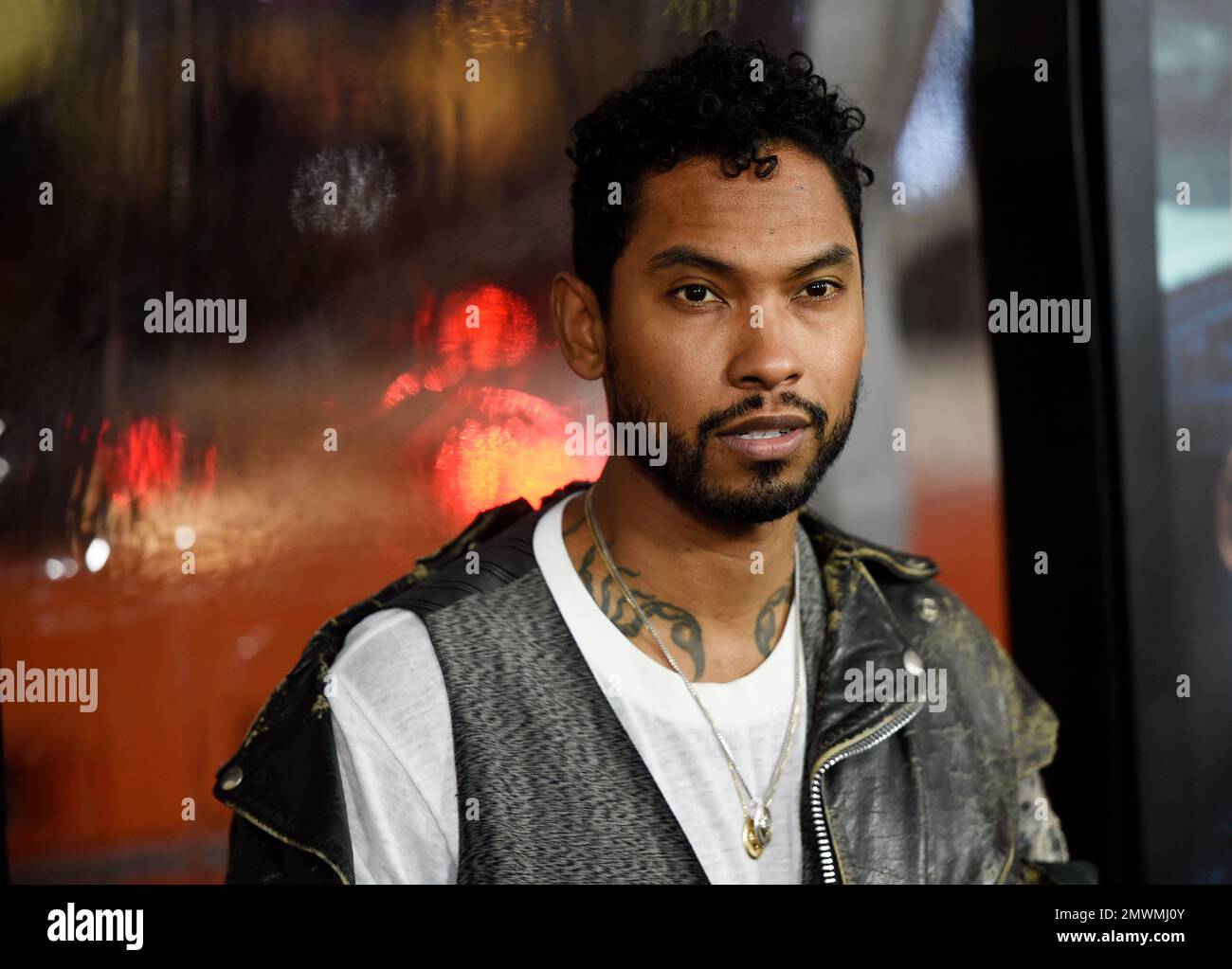 Miguel J. Pimentel, a cast member in "Live by Night," poses at the ...