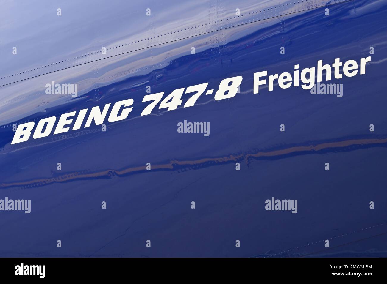 The 747-8F freighter (N863GT), the last 747 "jumbo" delivered from ...