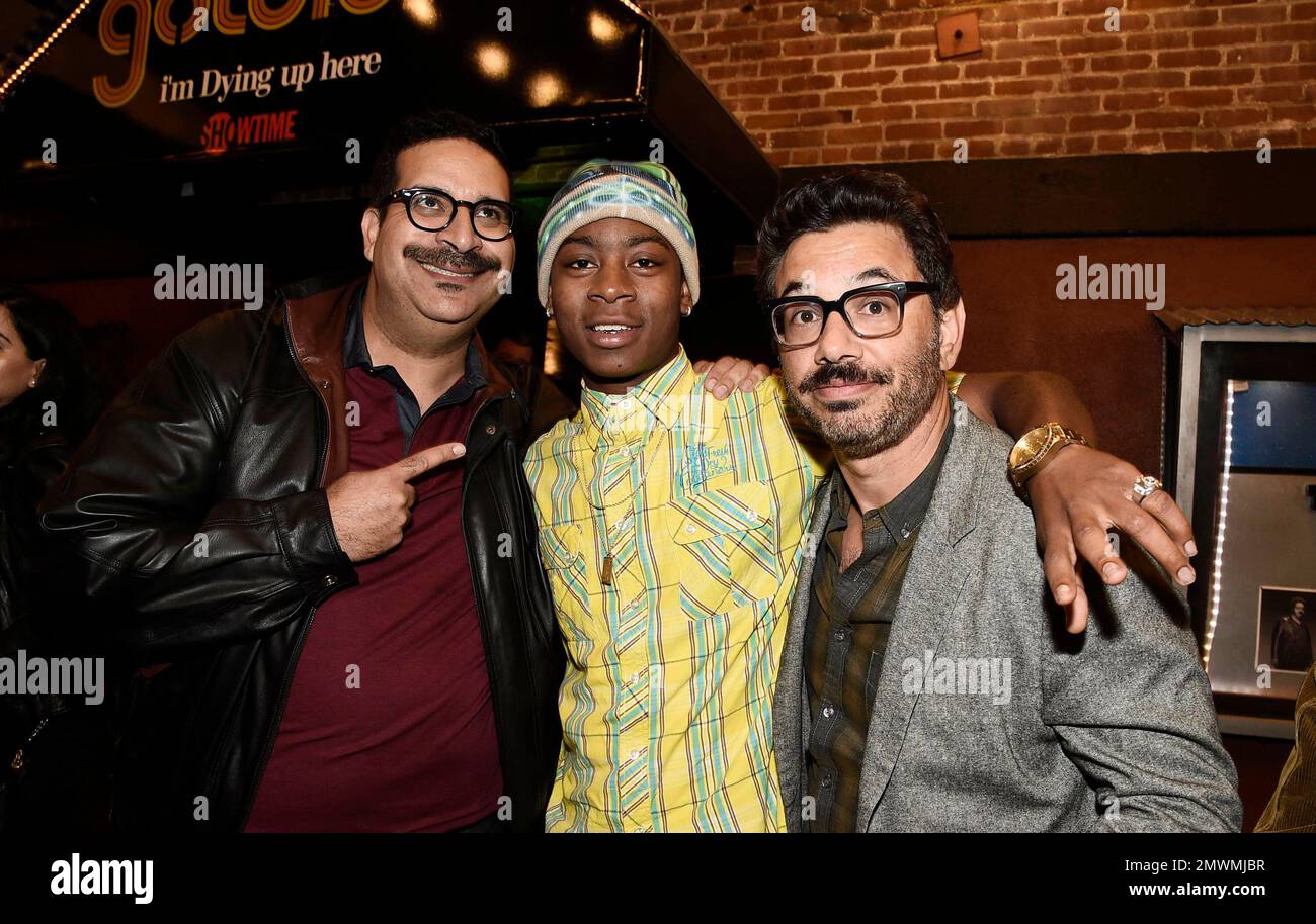 Erik Griffin, RJ Cyler and Al Madrigal seen at Showtime 2017 Winter TCA ...