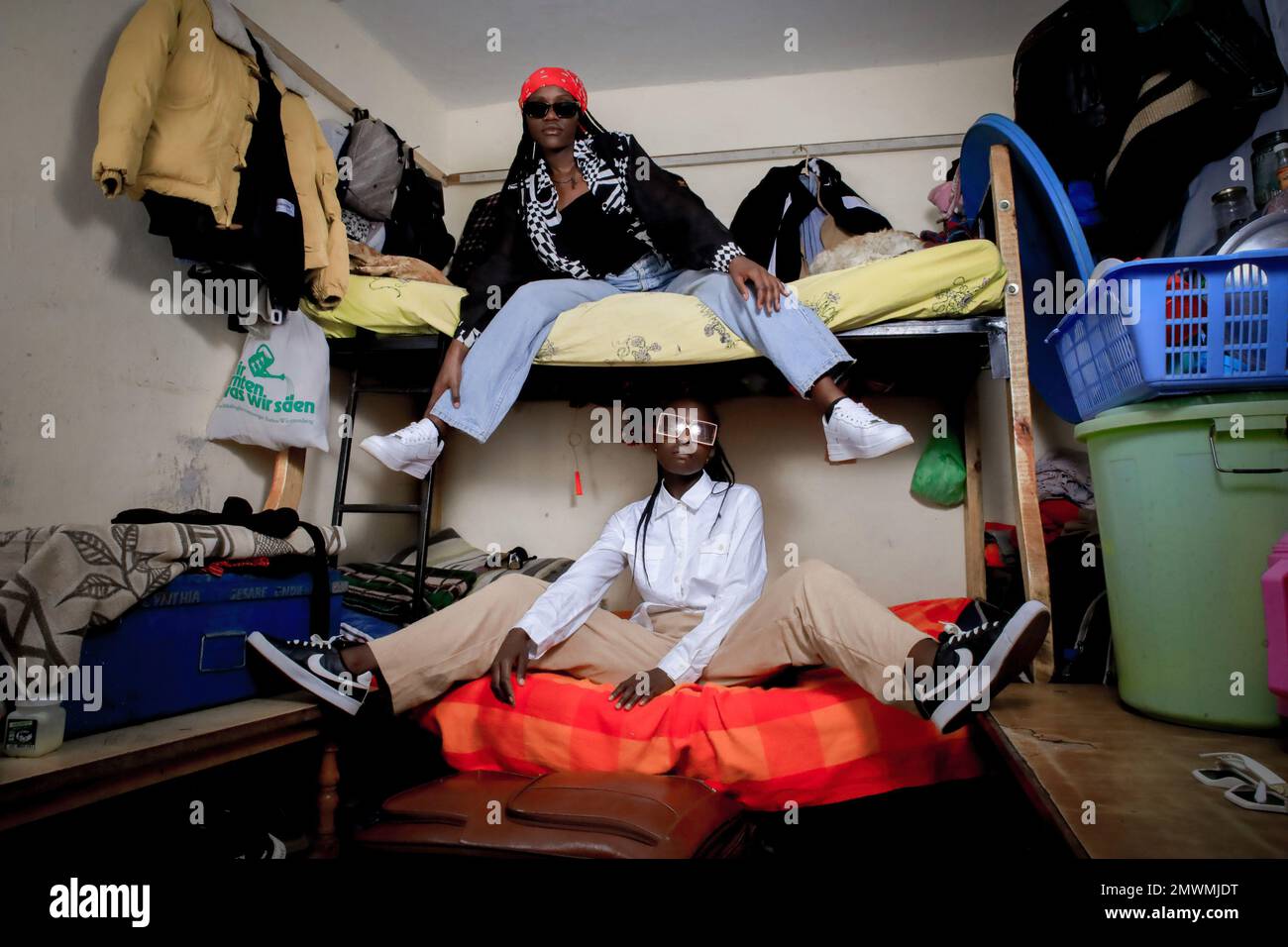 Nairobi, Kenya. 26th Jan, 2023. 20-Year-Old Cynthia Gesare with her ...