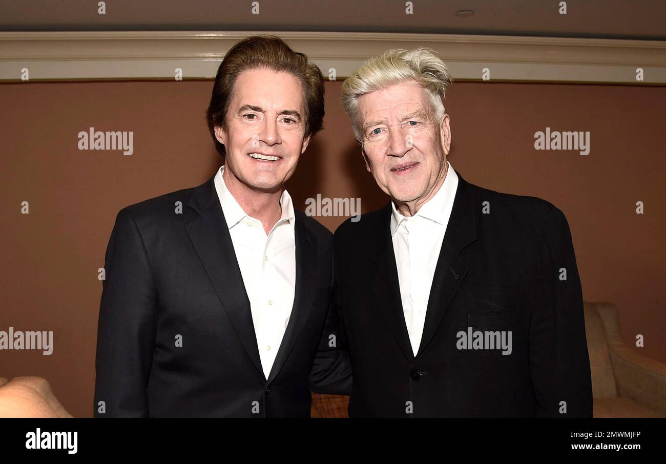 Kyle MacLachlan and Creator/Director/Executive Producer David Lynch ...