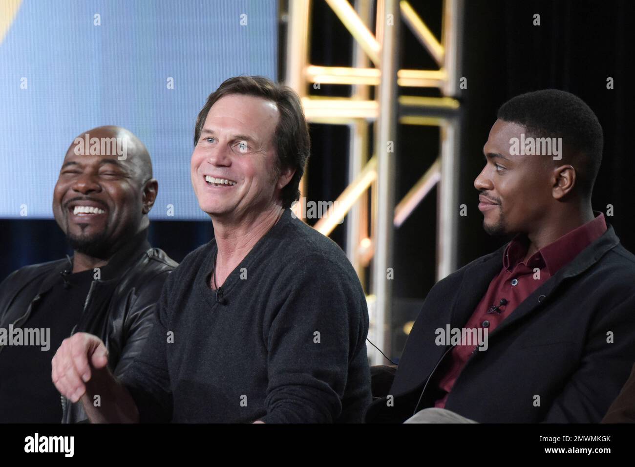 Antoine Fuqua, from left, Bill Paxton, Justin Cornwell attend the ...