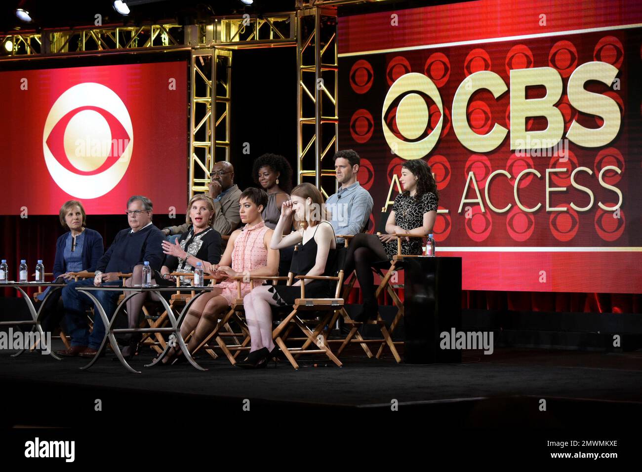 Delroy Lindo, back row from left, Erica Tazel, Justin Bartha, Sarah ...