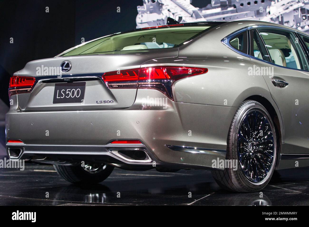 The new Lexus LS 500 sedan is unveiled at the North American ...