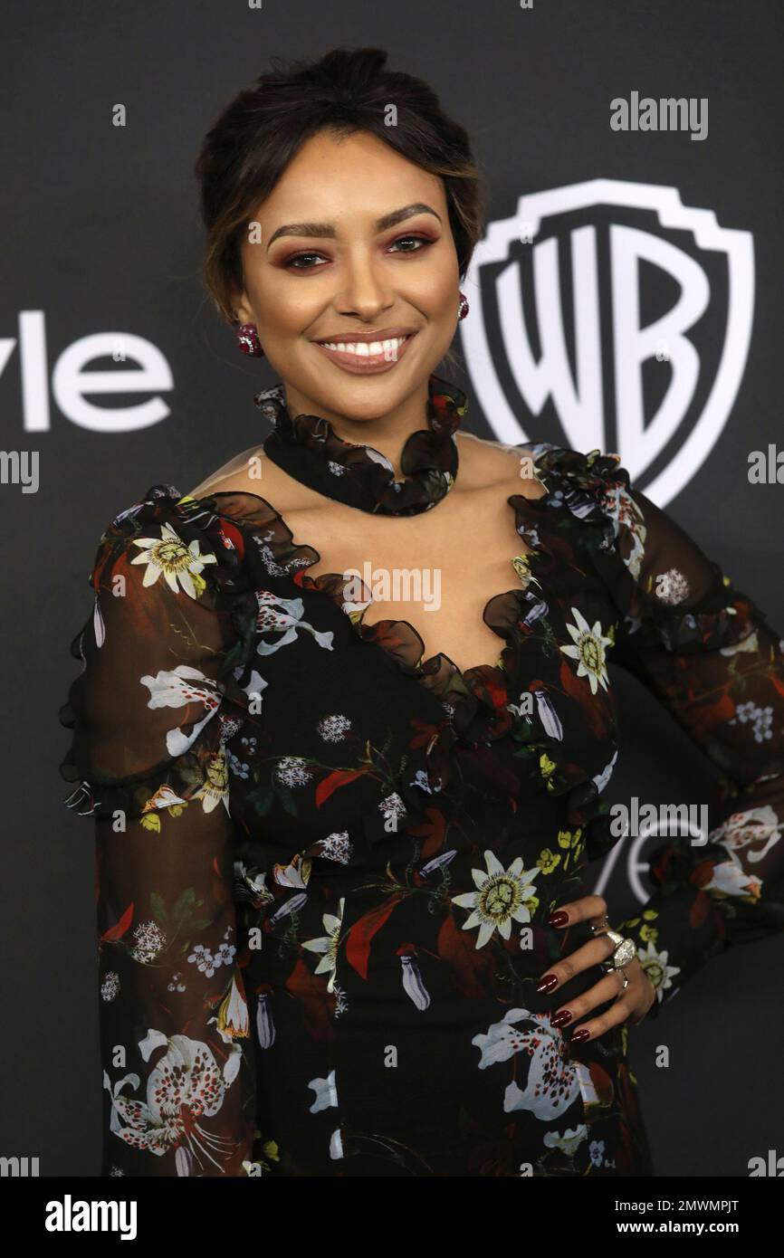 Kat Graham arrives at the InStyle and Warner Bros. Golden Globes ...