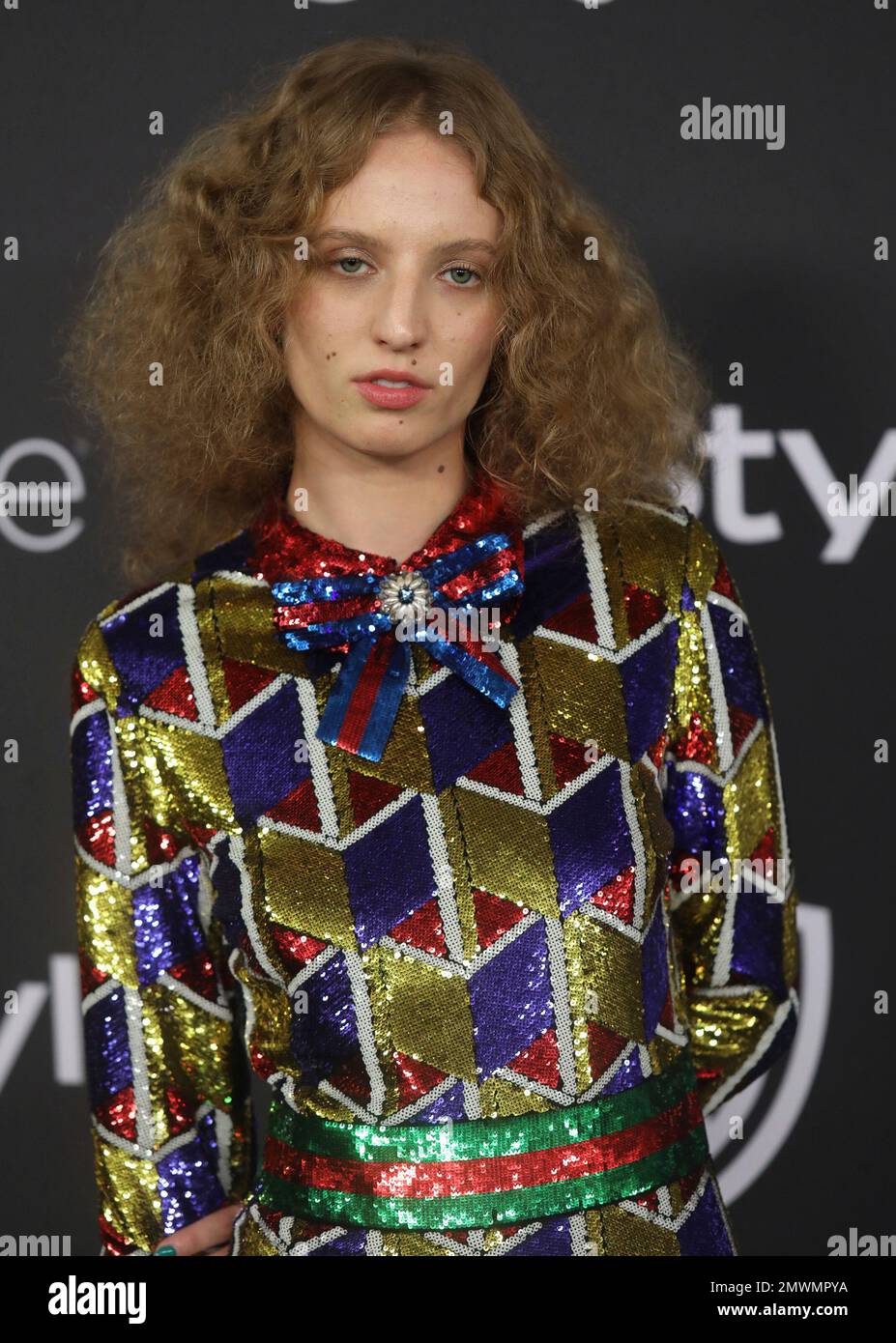Petra Collins arrives at the InStyle and Warner Bros. Golden Globes ...