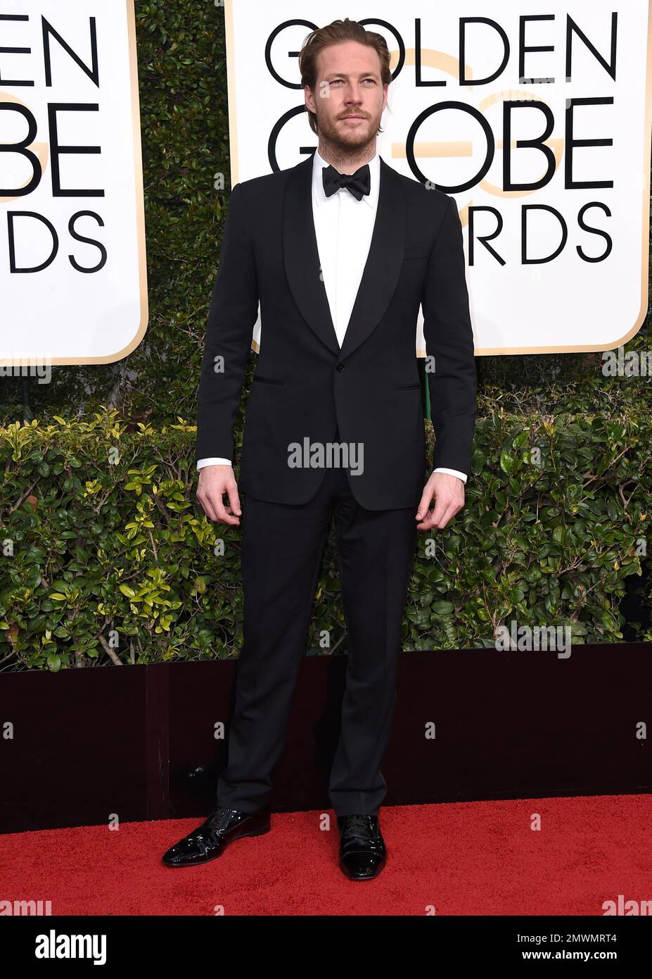 Luke Bracey arrives at the 74th annual Golden Globe Awards at the ...