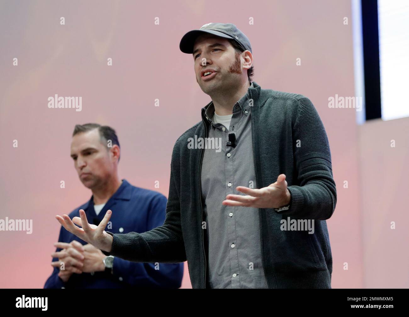 Pixar Animation Studios Prodction Designer Jay Shuster is seen during a ...