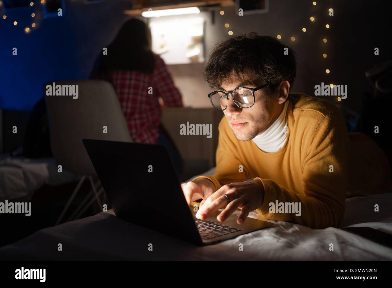 Interior college dorm room hi-res stock photography and images - Alamy