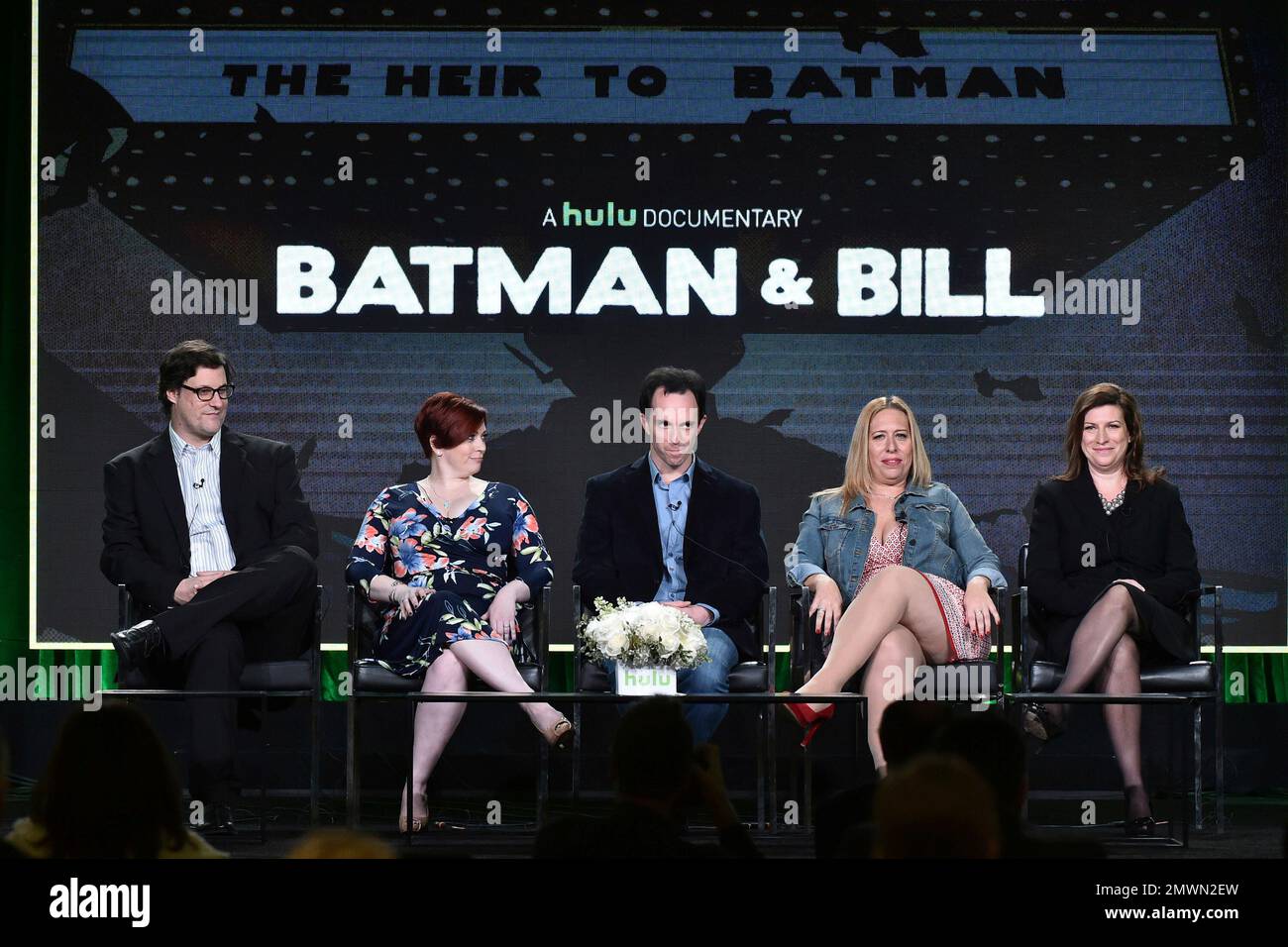 Don Argott, from left, Sheena Joyce, Marc Tyler Nobleman, Athena Finger ...