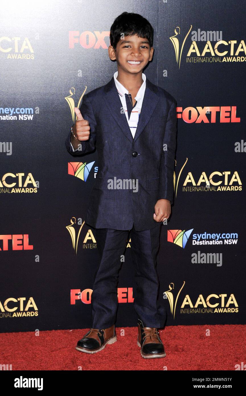 Sunny Pawar attends the 6th Annual AACTA International Awards held at ...