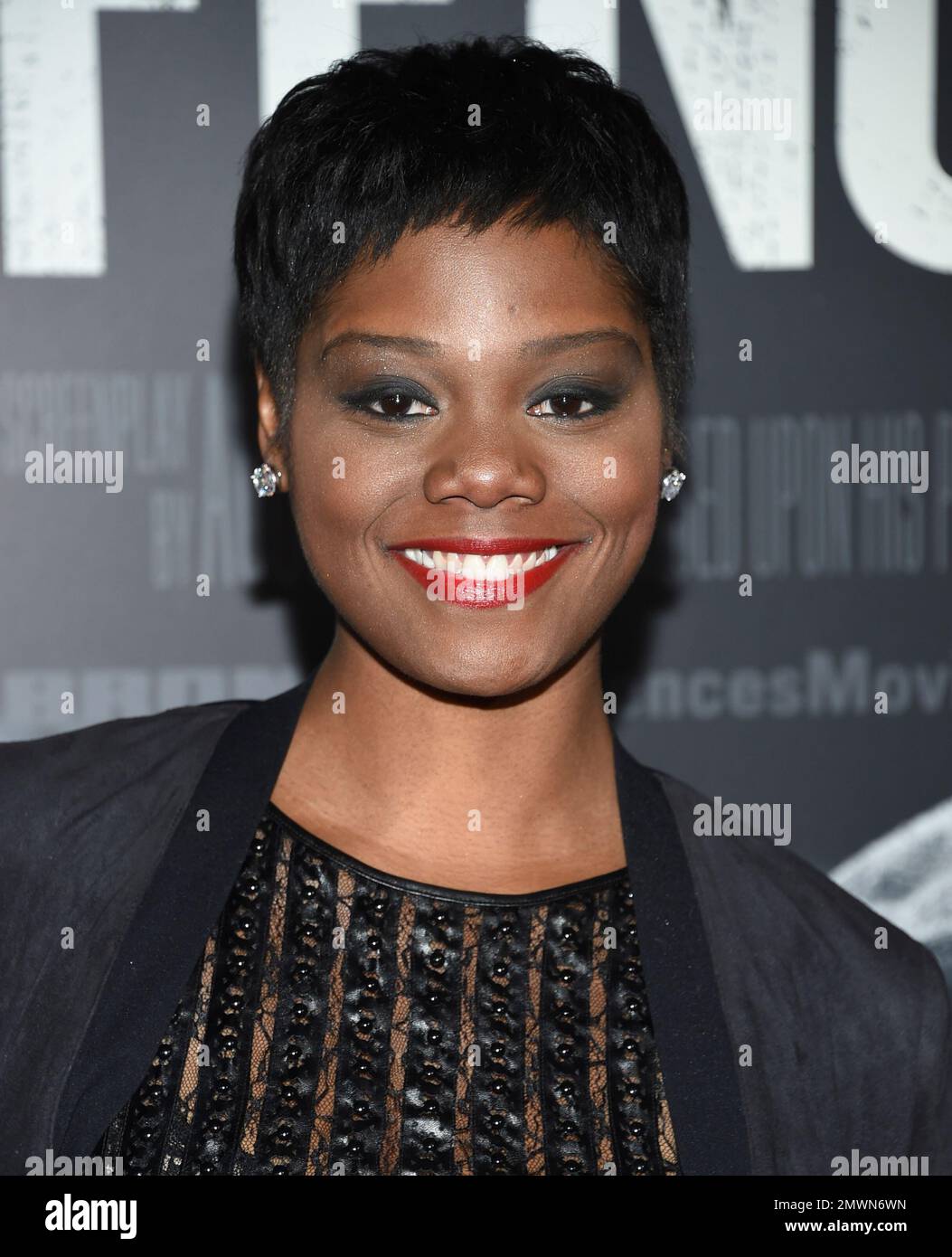 Actress Afton Williamson attends a special screening of "Fences", at ...