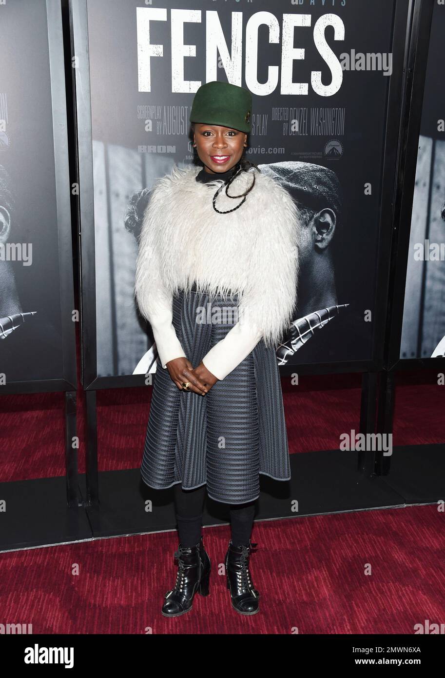 Zainab Jah attends a special screening of "Fences", at Rose Theater at ...