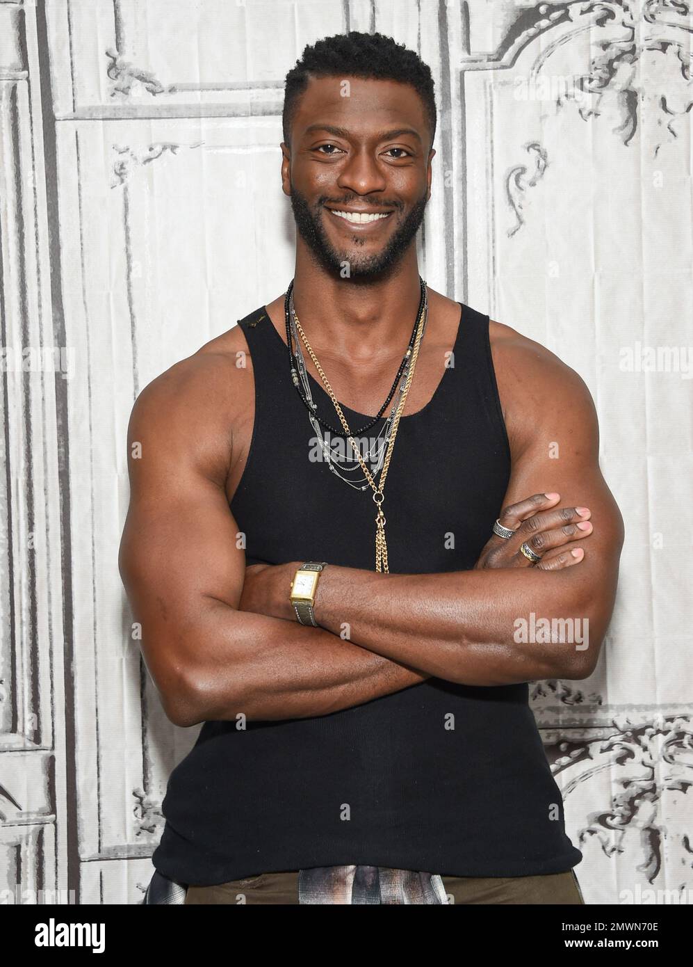 Actor Aldis Hodge participates in the BUILD Speaker Series at AOL ...
