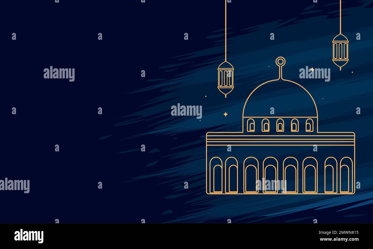 golden lamps and mosque Stock Vector Image & Art - Alamy