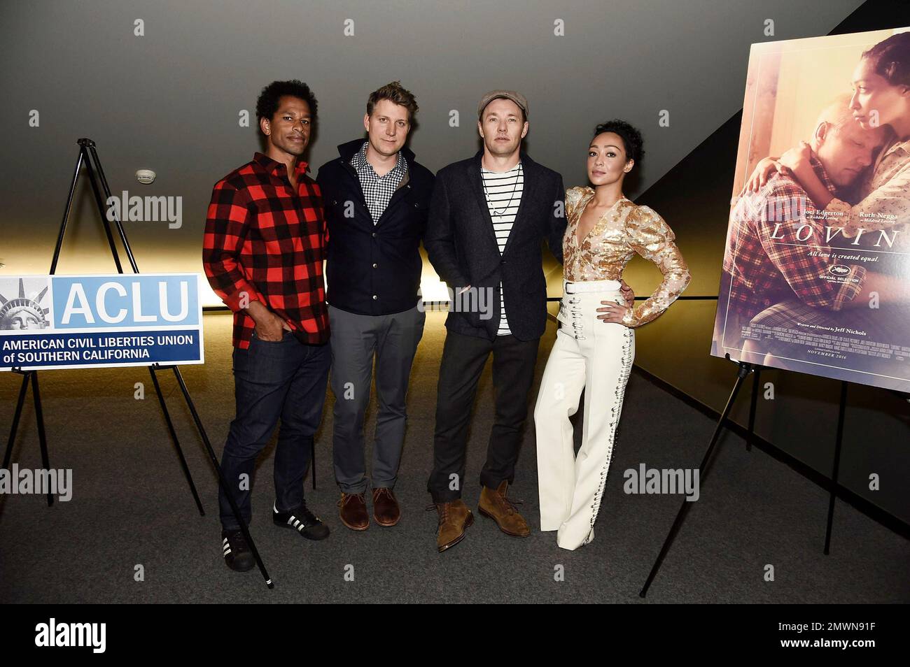 Toure, Writer/Director Jeff Nichols, Joel Edgerton and Ruth Negga seen ...