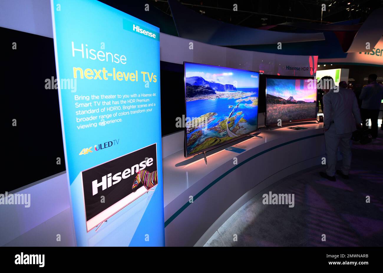 IMAGE DISTRIBUTED FOR HISENSE - The H10D 4K ULED Smart TV, the largest ...