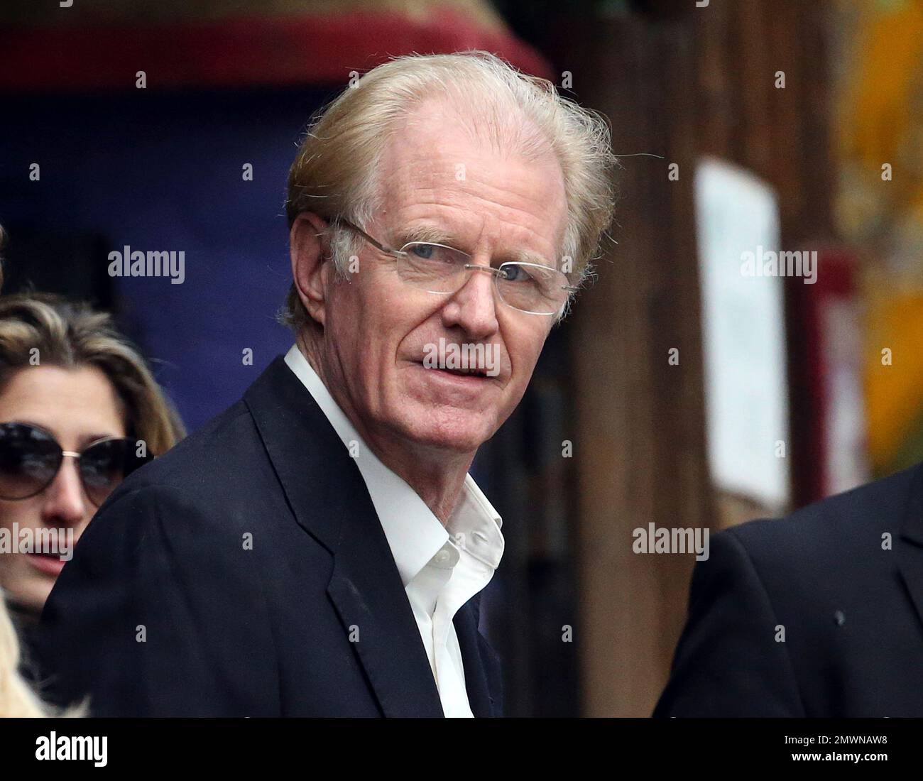 Actor Ed Begley Jr. arrives at a memorial service at the homes of ...