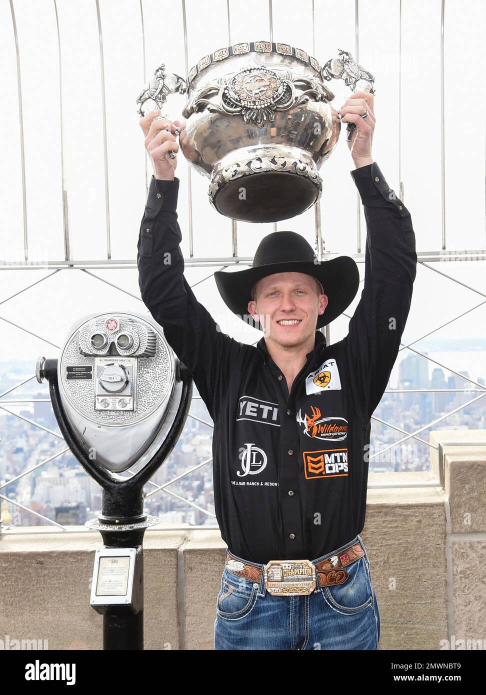 2016 Professional Bull Riders (PBR) World Champion Cooper Davis visits ...