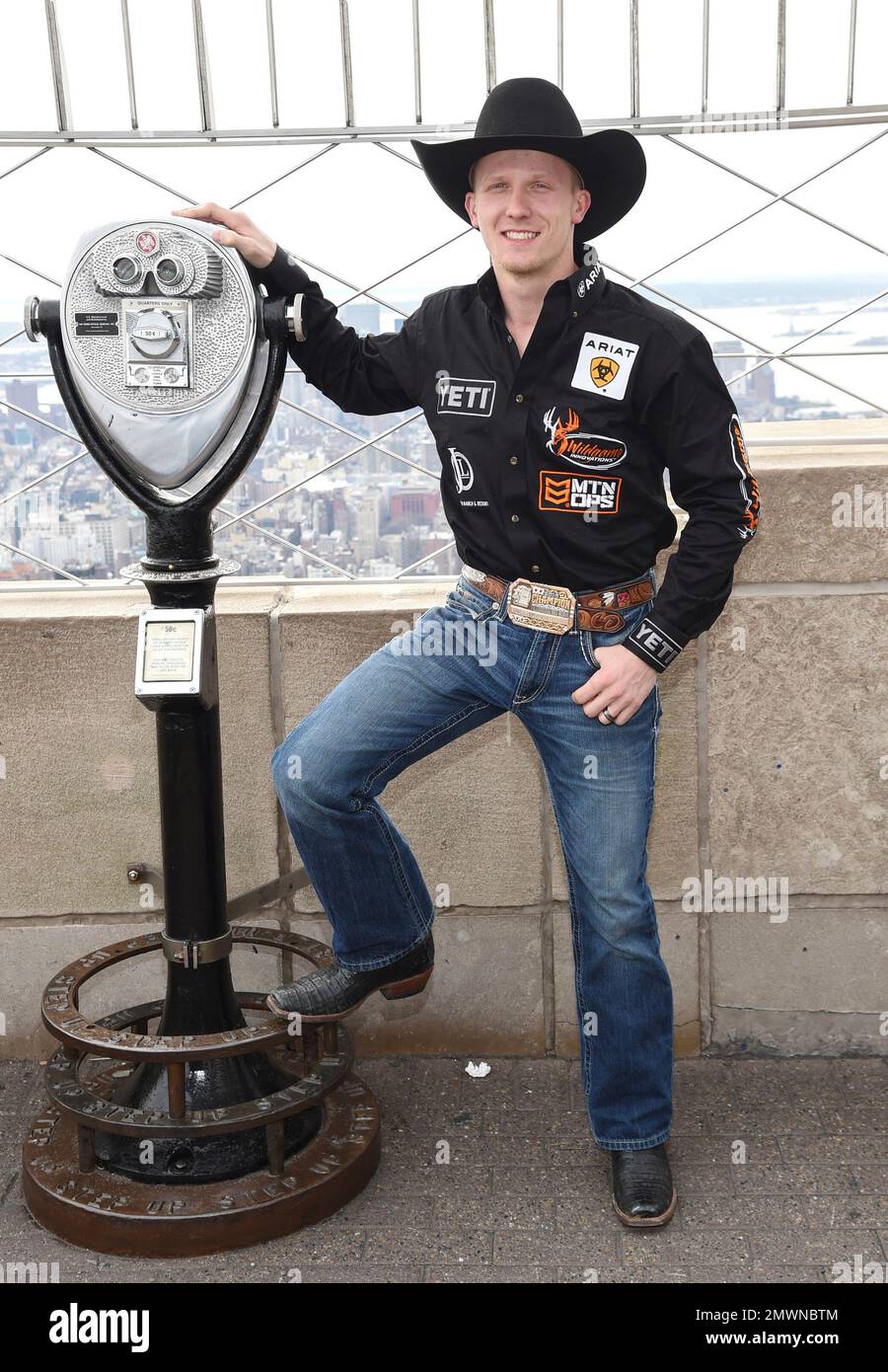 2016 Professional Bull Riders (PBR) World Champion Cooper Davis visits ...