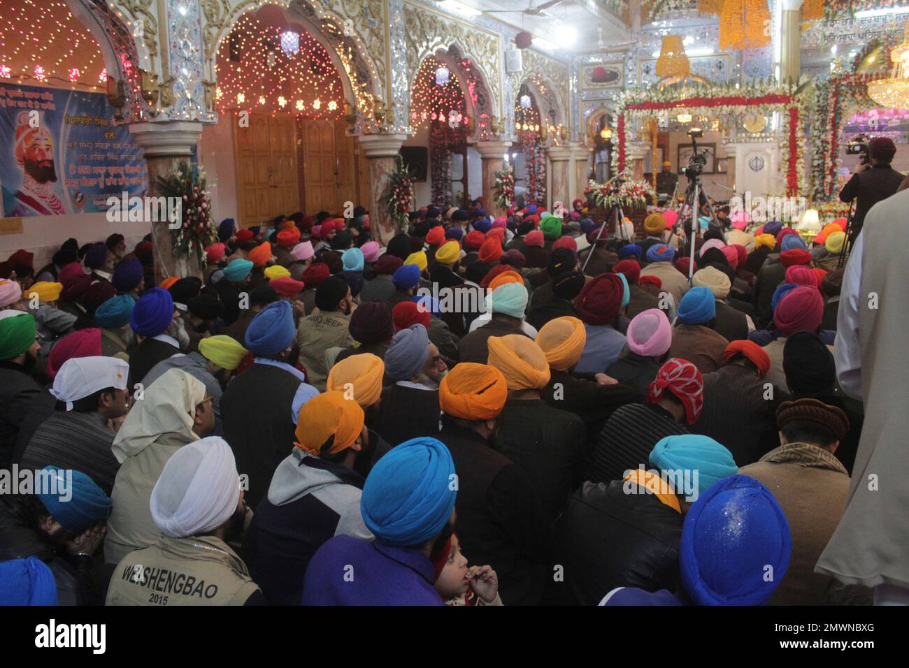 People from Pakistani Sikh community attend the celebrations marking ...