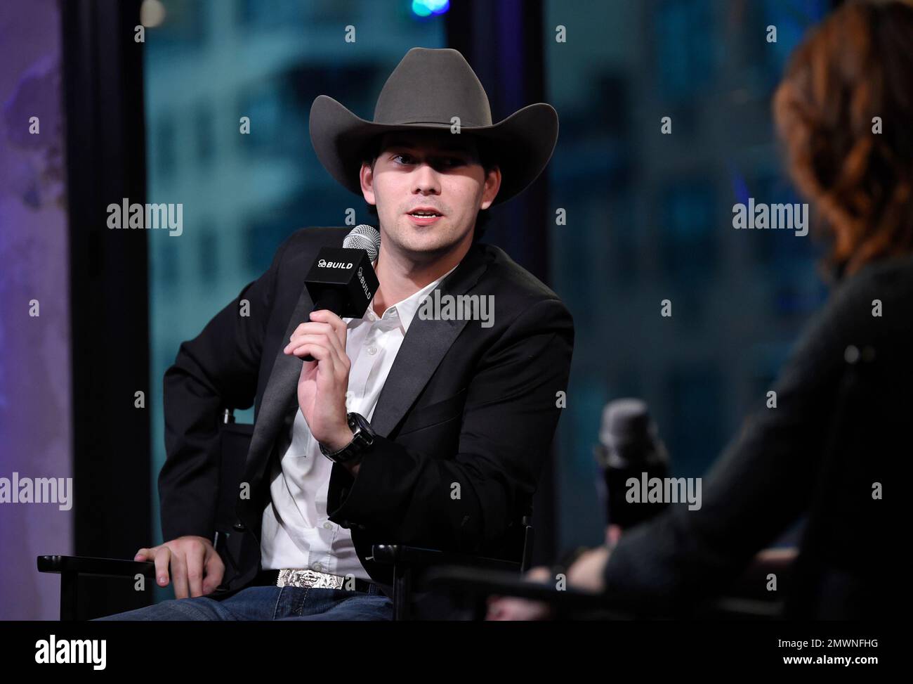 Singer William Michael Morgan participates in the BUILD Speaker Series ...