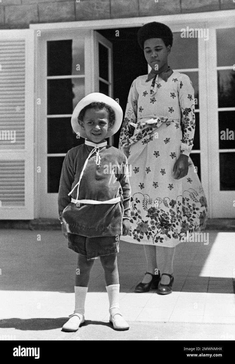 Prince Sachle Selassie, youngest son of Emperor Haile Selassie, with ...