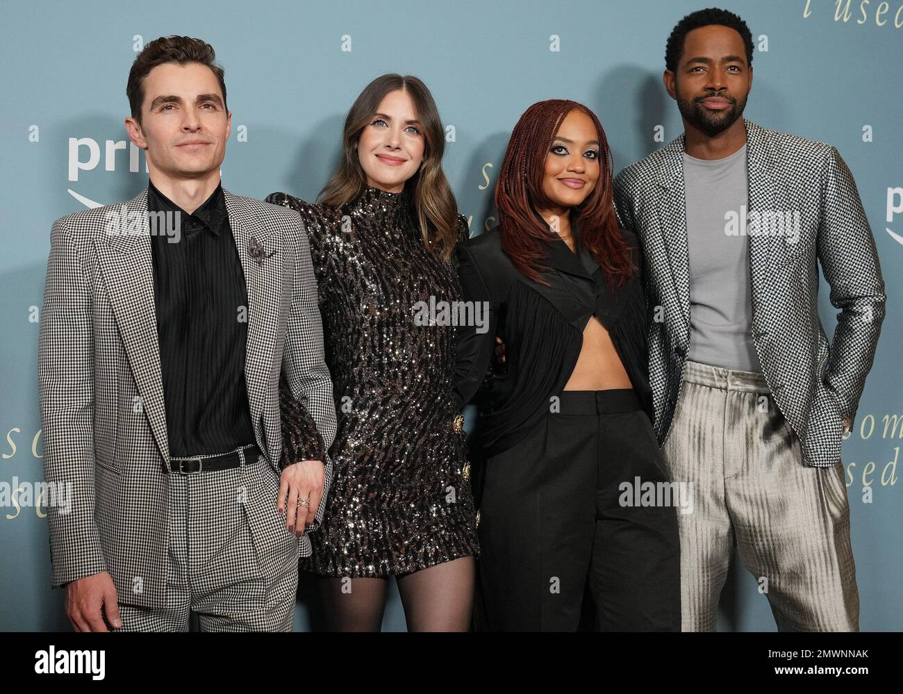 (L-R) Dave Franco, Alison Brie, Kiersey Clemons and Jay Ellis at the ...