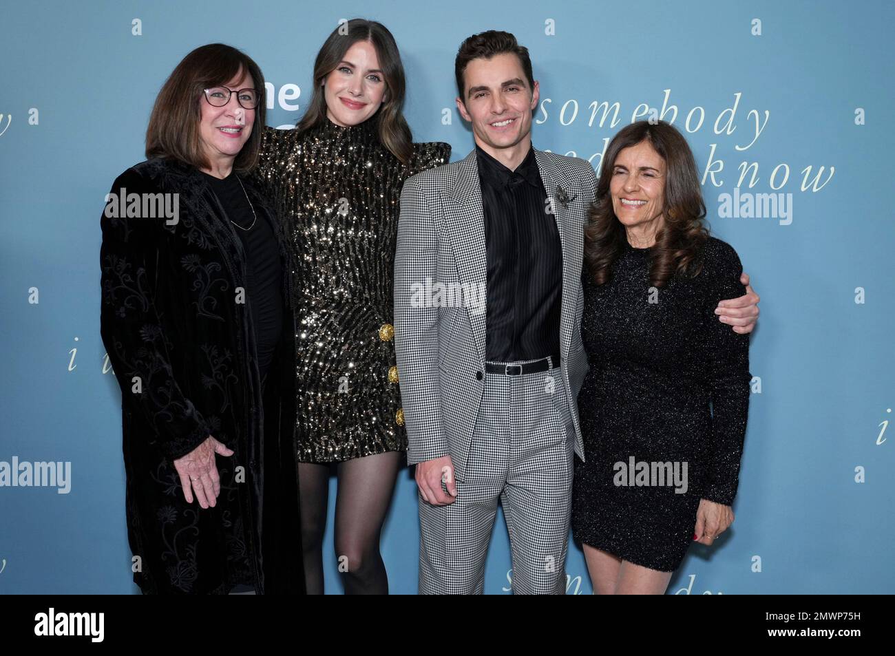 Joanne Schermerhorn, from left, Alison Brie, Dave Franco and Betsy ...