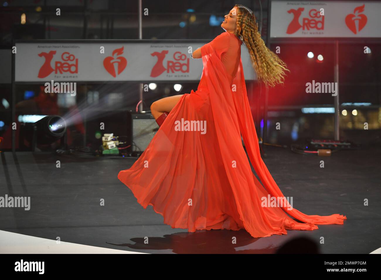 Rita Ora attends The American Heart Association's Go Red for Women Red ...