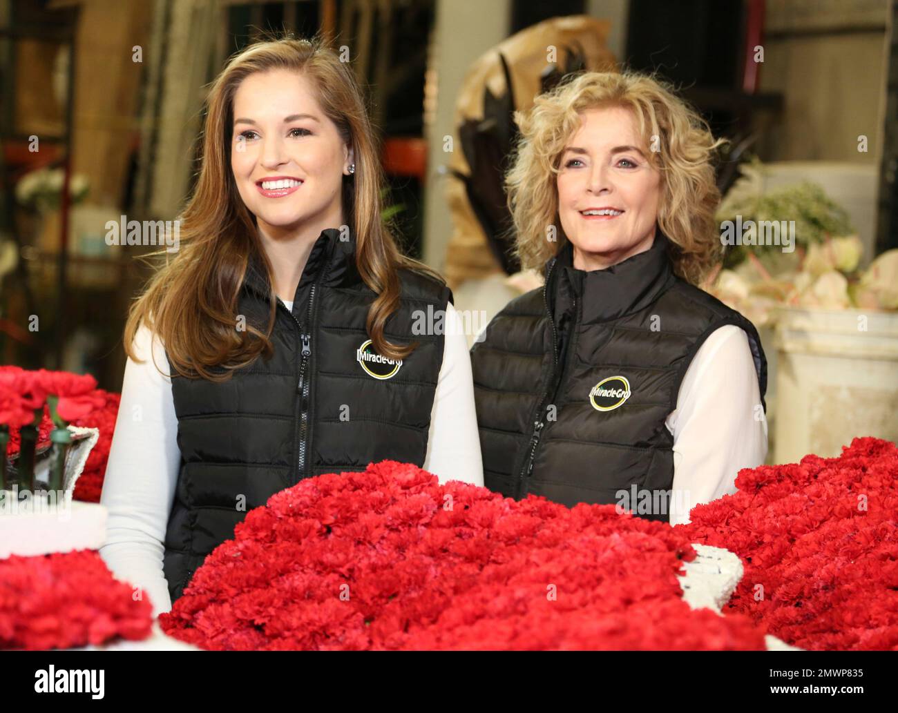 Mary McCluggage, left, and Barbara Laughray Boyd attend Miracle-Gro's ...