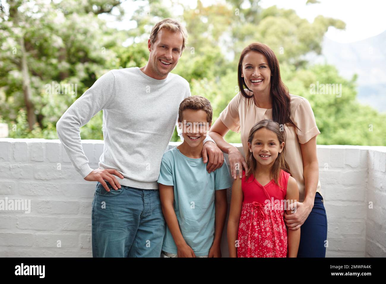 Family... the most important thing in the world. Portrait of a happy ...