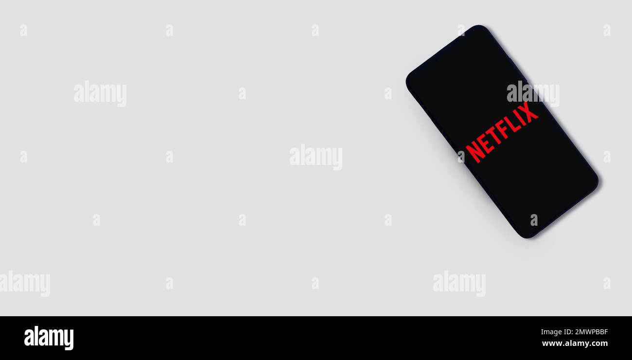 Netflix banner hi-res stock photography and images - Alamy