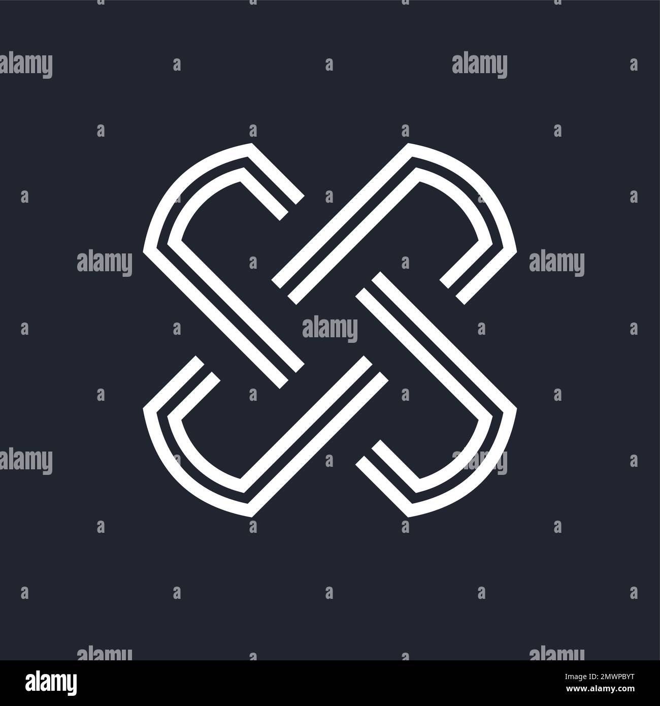 Complex Geometric Contemporary Element. Logo Template for Your Brand ...