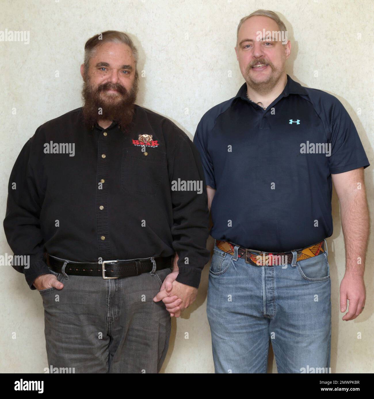 In this Wednesday, Dec. 21, 2016 photo, Thor Stockman, left, and ...