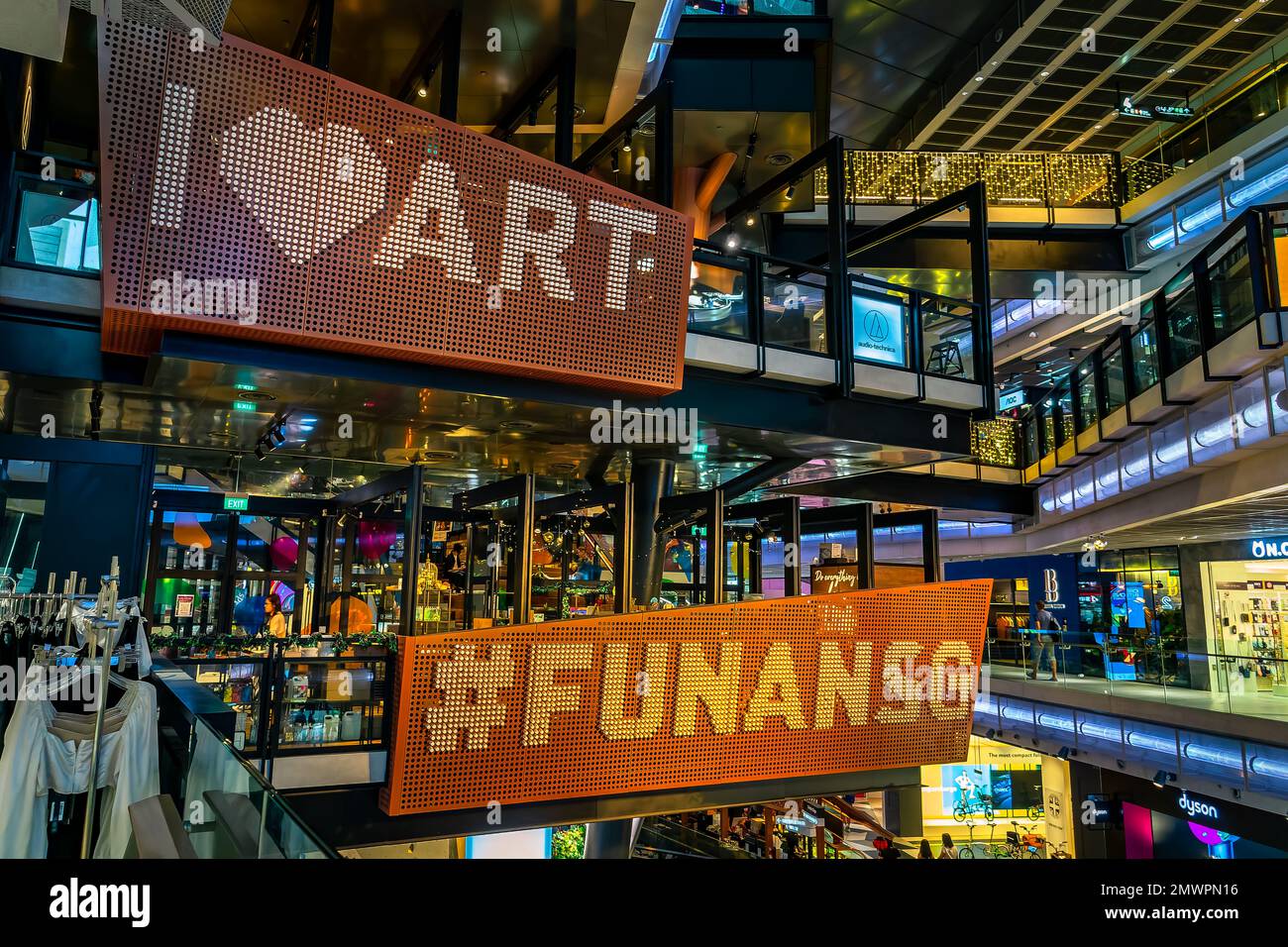 Funan mall is a social retail space for discovery, learning and ...