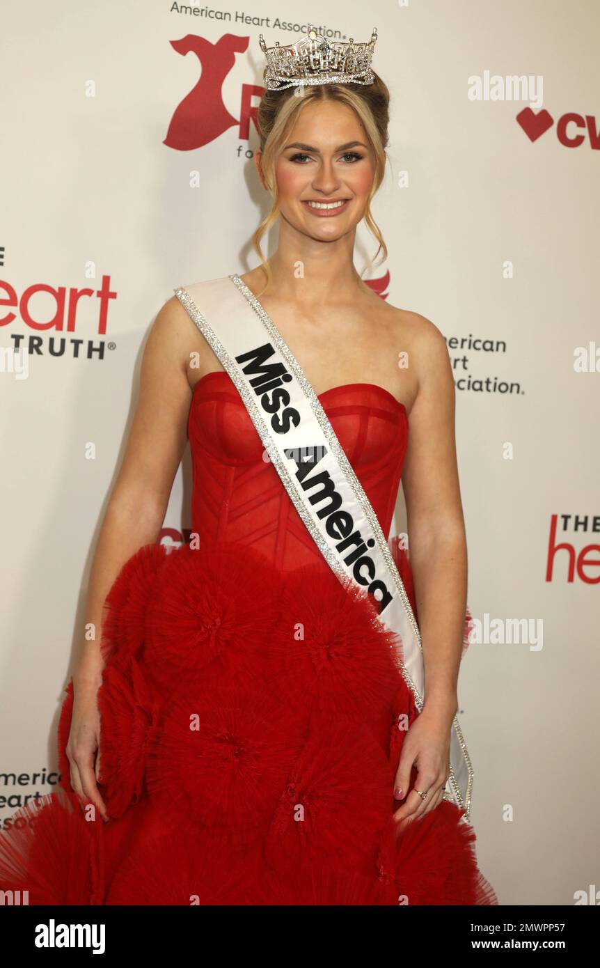 February 1, 2023, New York City, New York, USA: Miss America 2023 GRACE ...