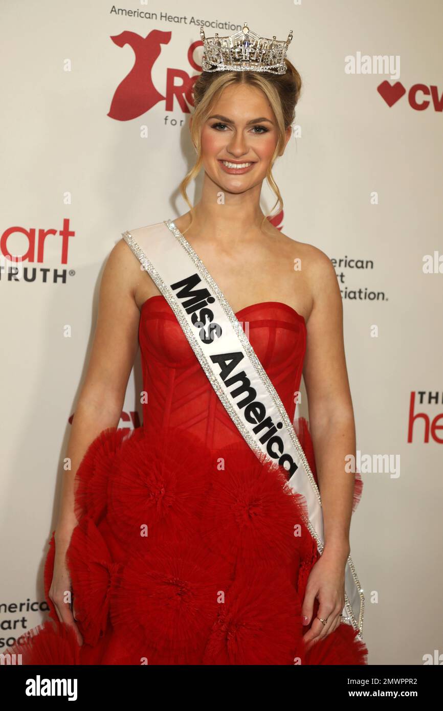 February 1, 2023, New York City, New York, USA: Miss America 2023 GRACE ...