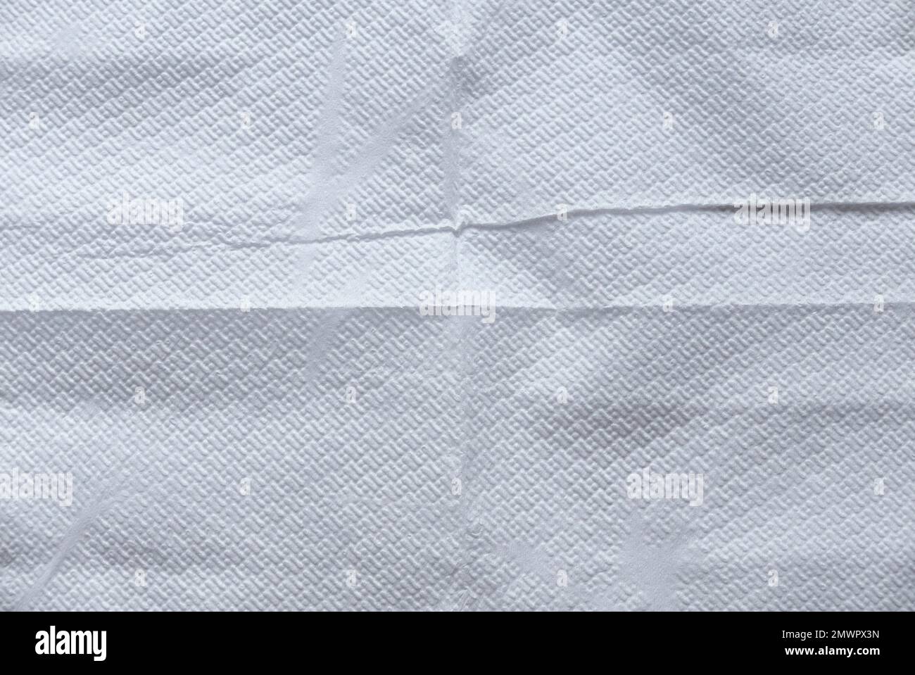 White folded tissue background and texture Stock Photo - Alamy